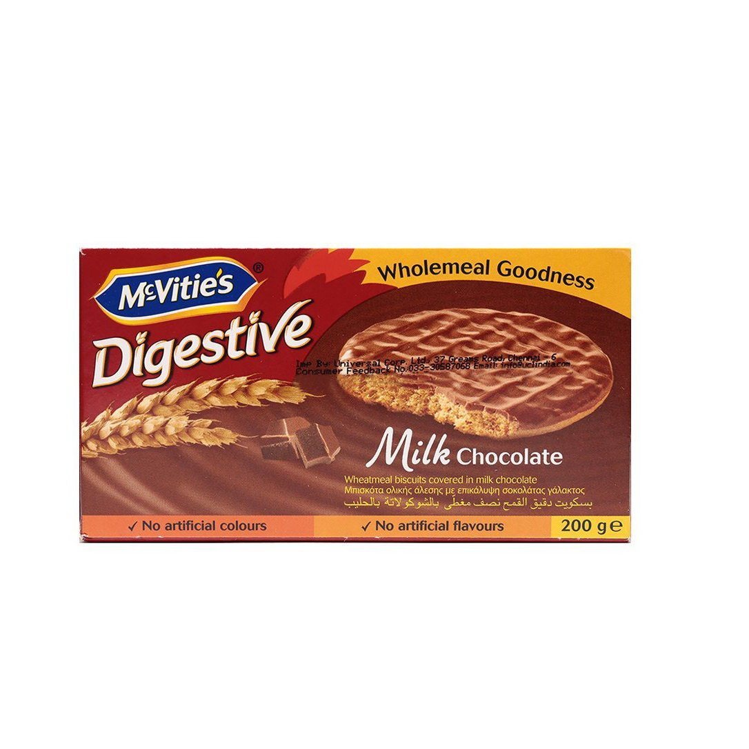 Digestive Milk Chocolate Biscuit 200g | Candy & Chocolate | Autobar